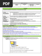 DLL Matatag - Epp 5 q1 w7 | PDF