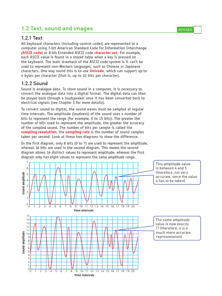 Data Representation: Text, Sound, Images | PDF | Data Compression | Byte