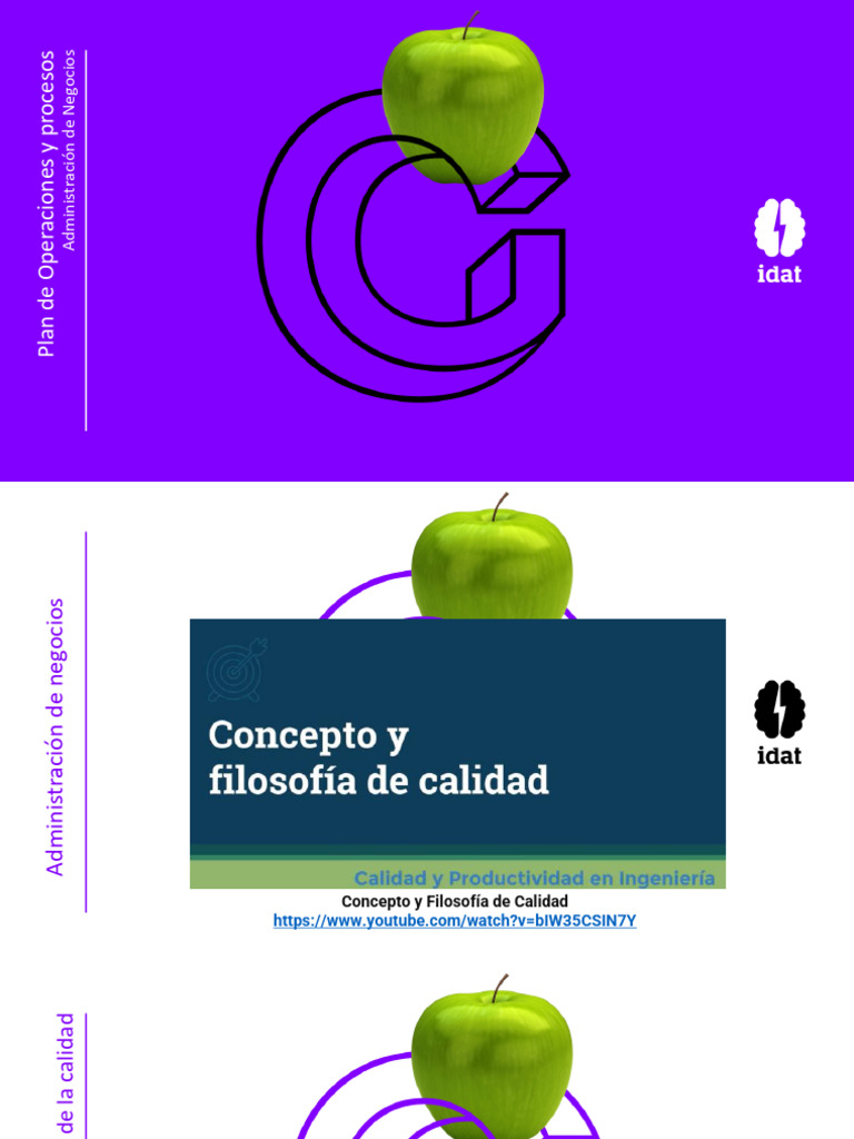 S1 - La Filosofía de La Calidad | PDF | Calidad (comercial) | Cultura organizacional
