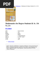 BSc Mathematics Books and Resources | PDF