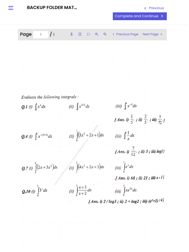 Backup Folder Math Jan 25 - Course | PDF