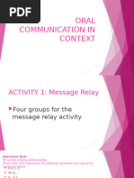Pass The Message Game | PDF