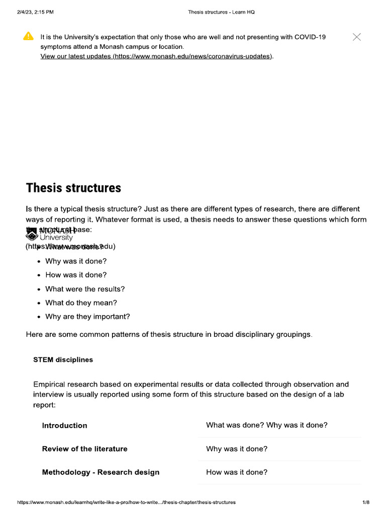 Writing The Thesis Chapters PT 5 | PDF
