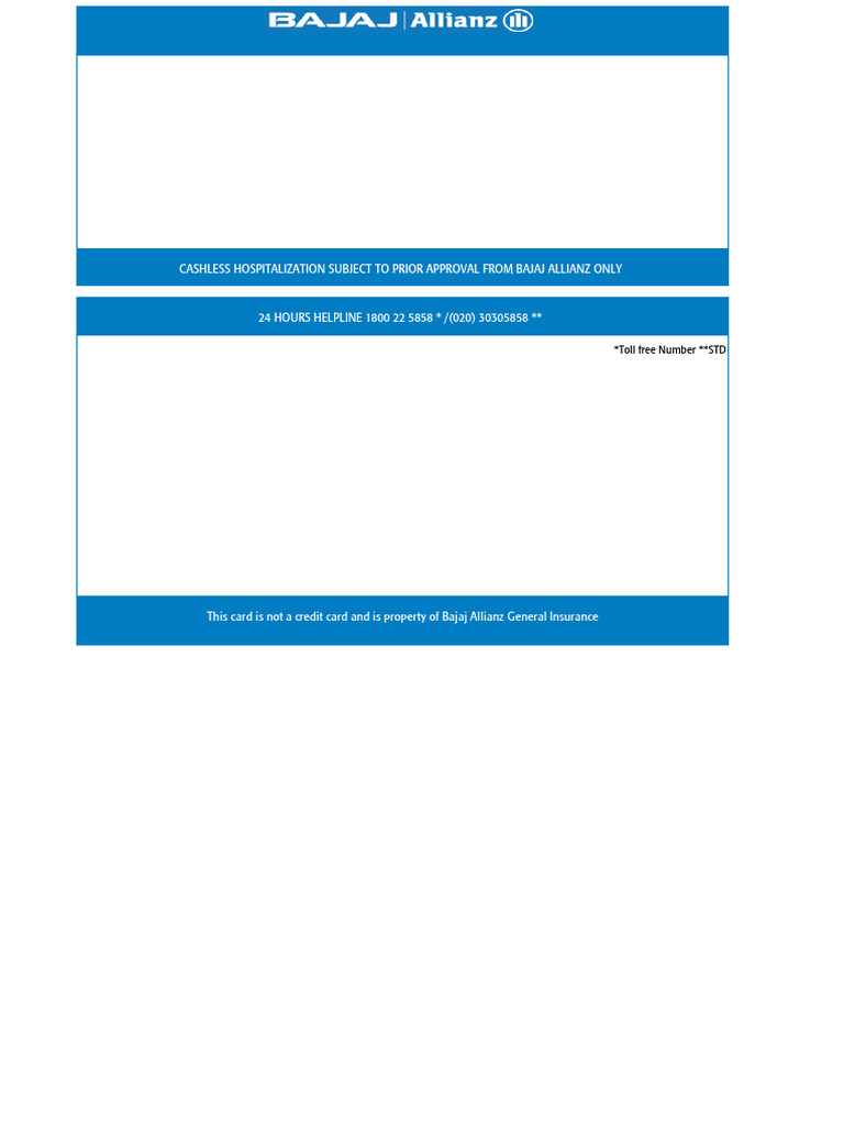 Dipti BajaAllianz Health IdCard | PDF