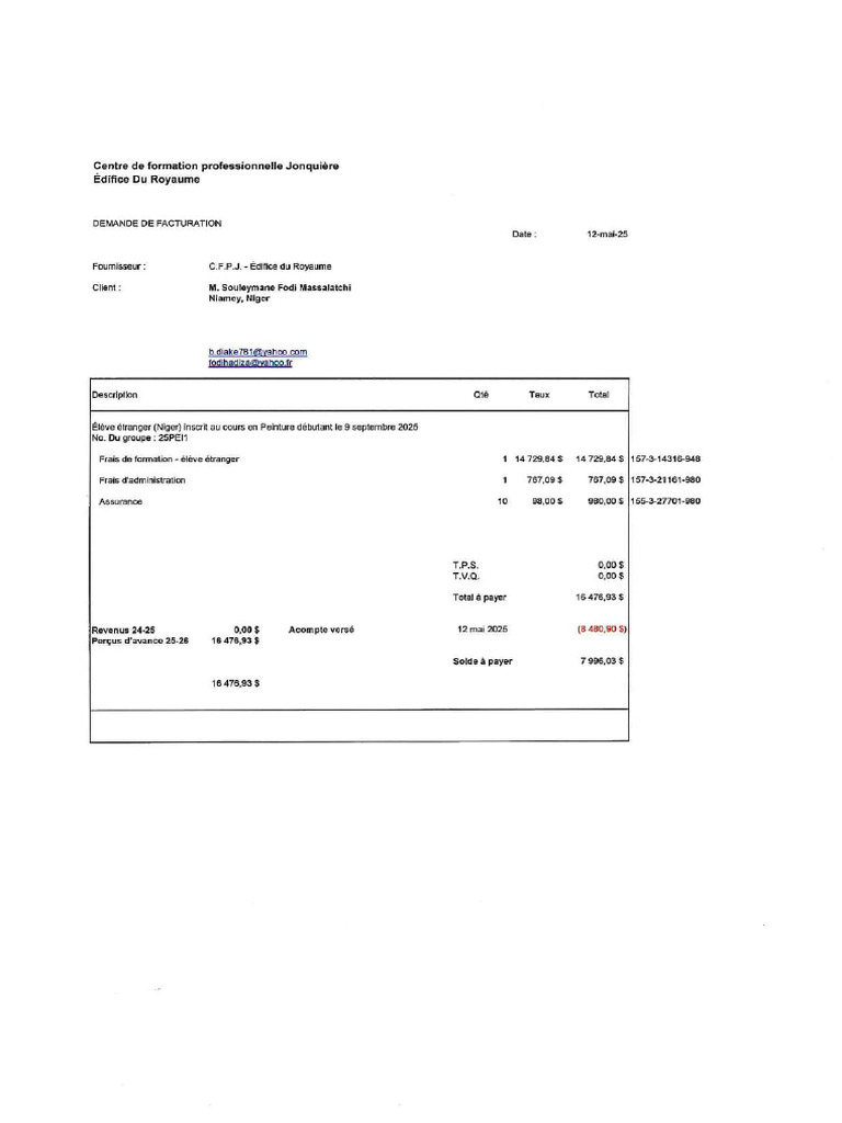 Preuve Financière - Compressed | PDF