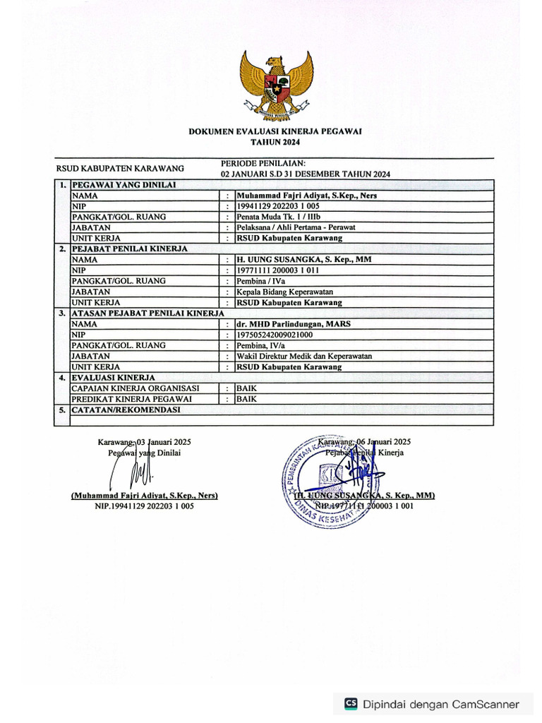 SKP 2024 Fajri | PDF