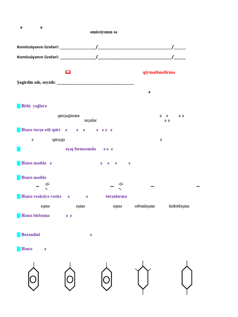 2.BSQ.11s.Kimya 2023-1 | PDF