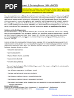 Eduqas GCSE Drama Component 2 Marking Criteria | PDF