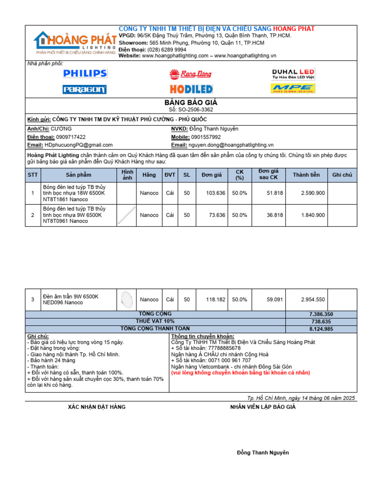 Phú Cường 1406 | PDF