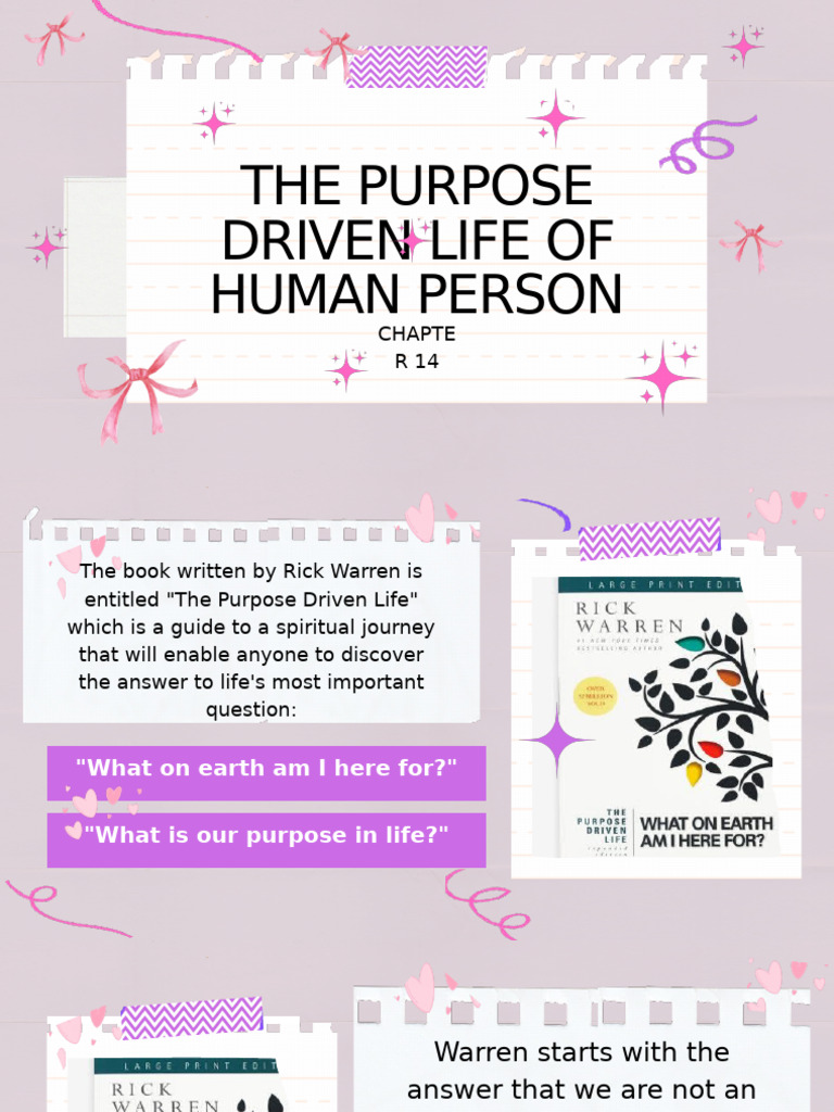 Discovering Life's Purpose Now | PDF