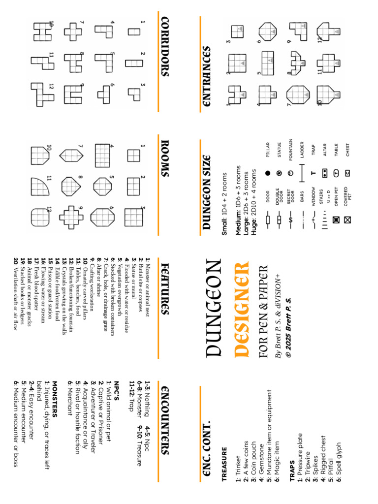 Dungeon Designer v1.1 - Mini-Zine | PDF
