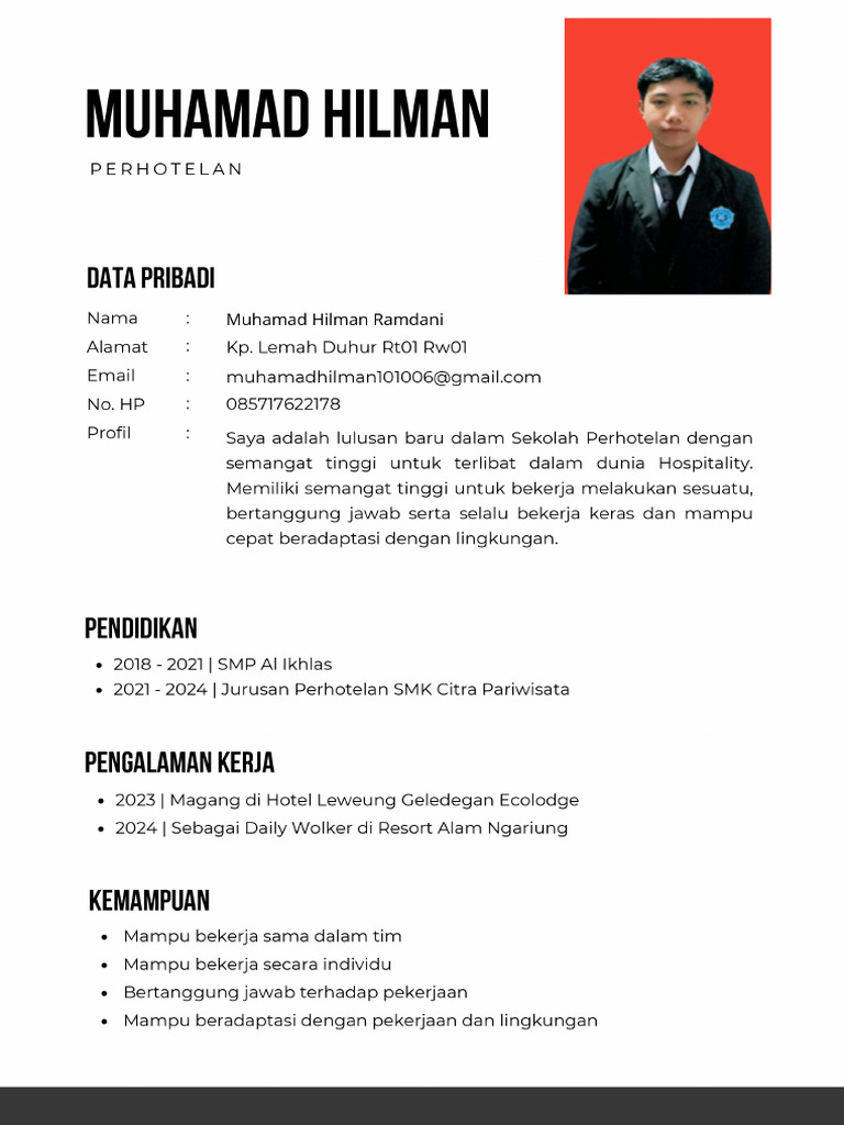Muhamad Hilman Ramdani | PDF