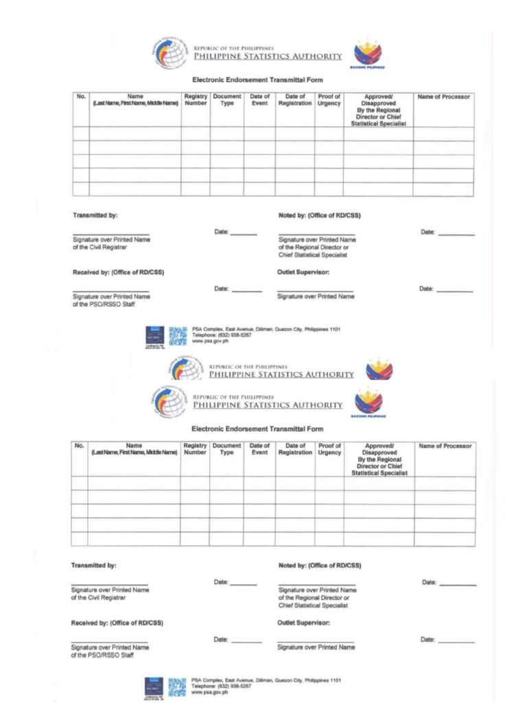 Psa Docs | PDF