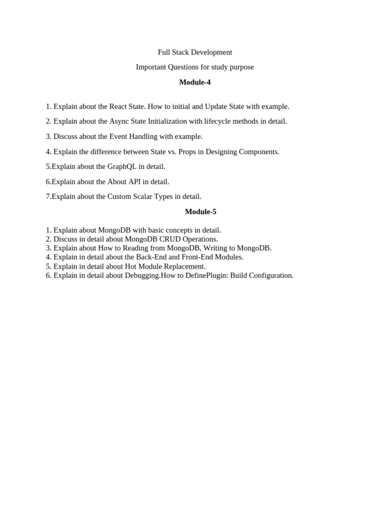 Full Stack Development Insights | PDF