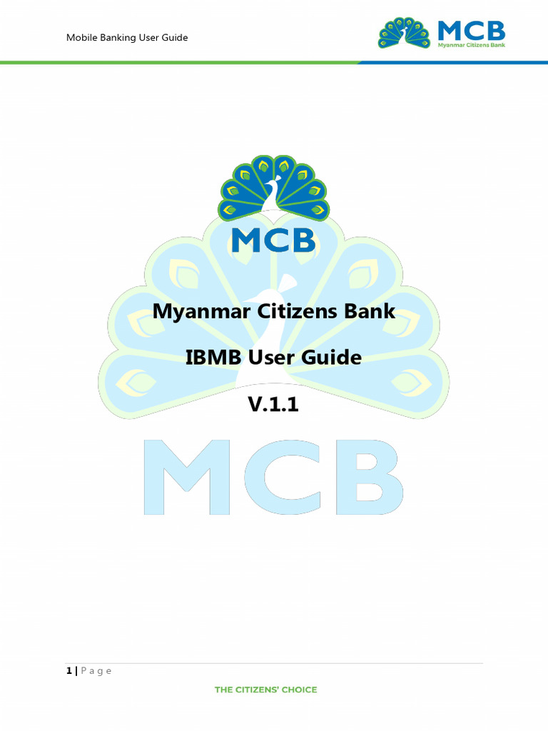 MCB M Banking User Guide | PDF