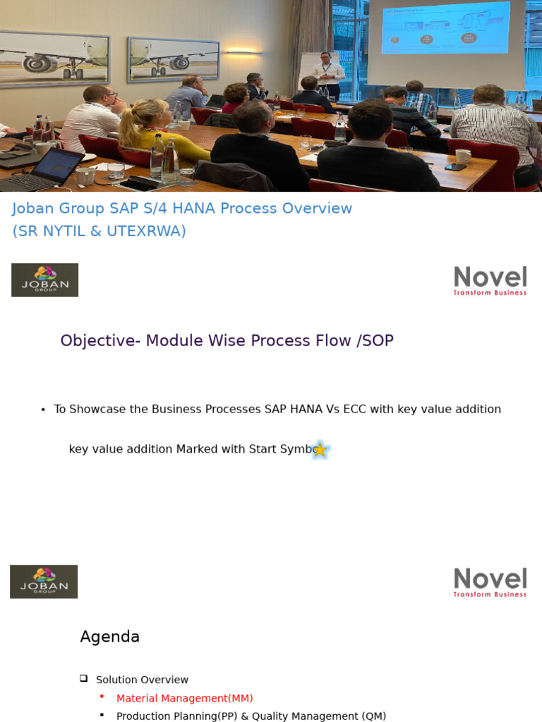 Sap Hana Vs Ecc System Process | PDF | Spinning (Textiles) | Yarn