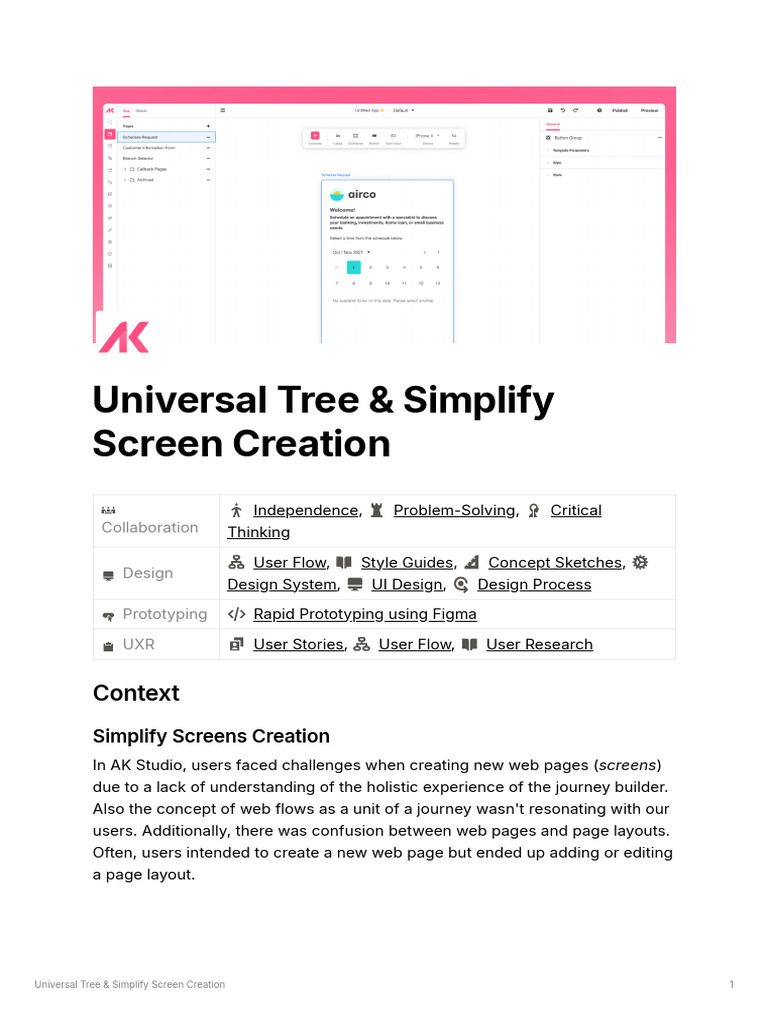 Universal Tree Simplify Screen Creation | PDF | Human Communication | Cognitive Science