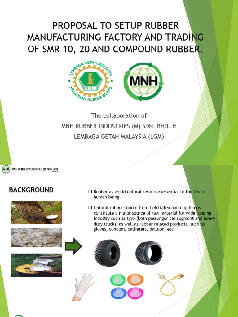 Proposal for SMR Rubber Factory Setup | PDF | Natural Rubber | Malaysia