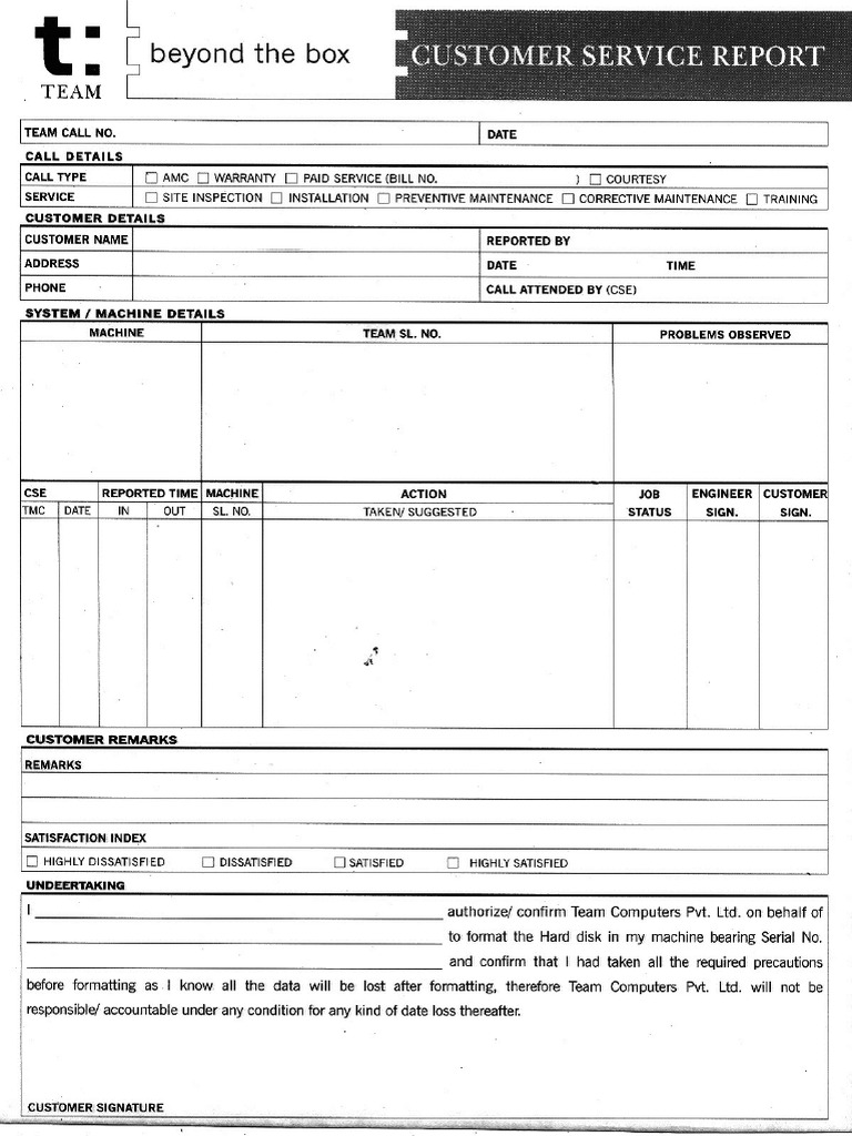 CSR Report Blank | PDF