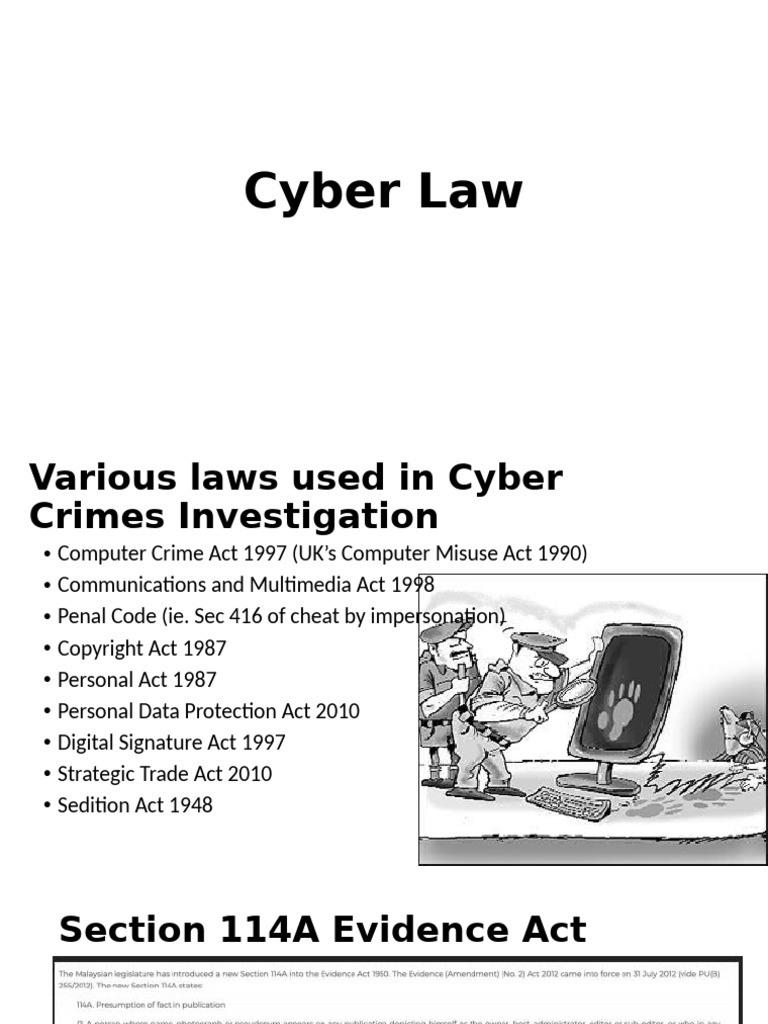 Cyber Laws and Forensics Overview | PDF