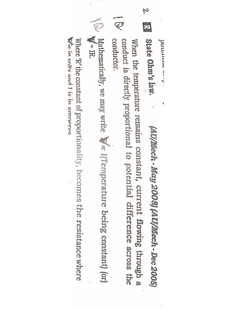 Iat 2 Eee 2 Marks | PDF