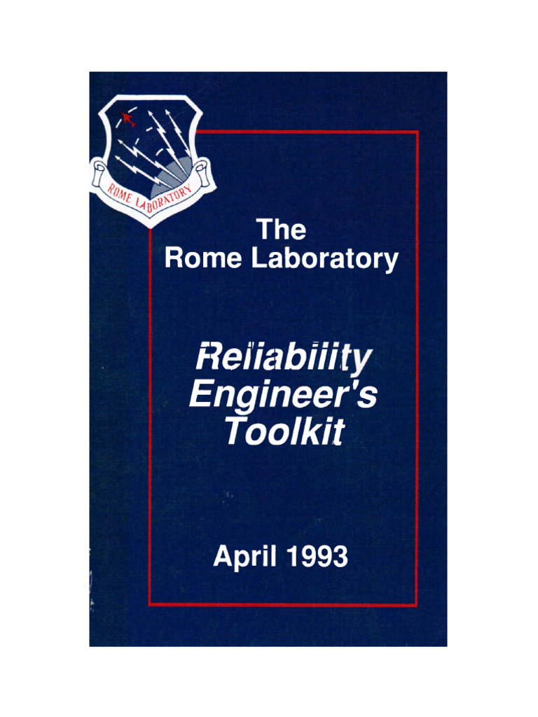 Radc Reliability Engineers Toolkit 1993 | PDF | Reliability Engineering | Radar