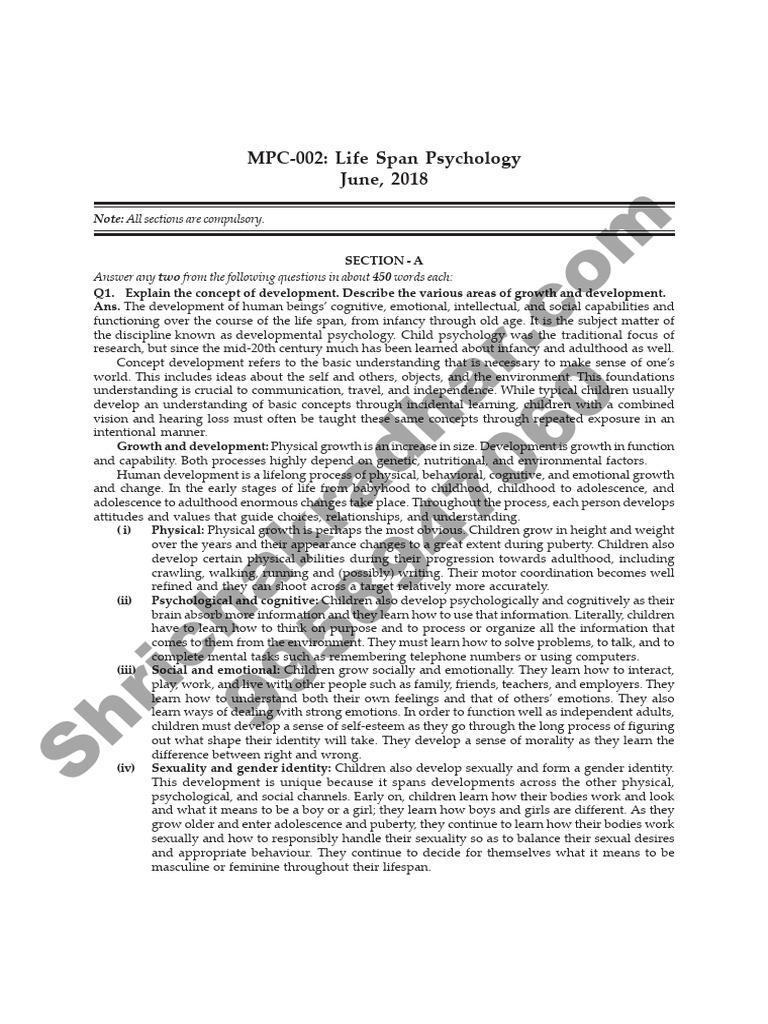 MPC 002 Rfybx9 | PDF | Pregnancy | Adolescence