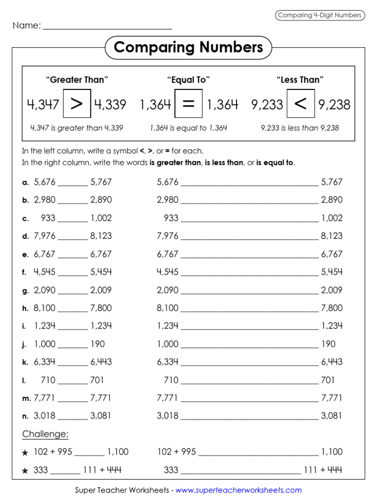 Greaterless-4digit TWRBZ | PDF