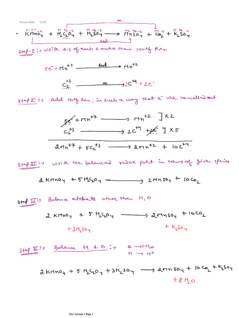 Balancing Neutral Equation | PDF