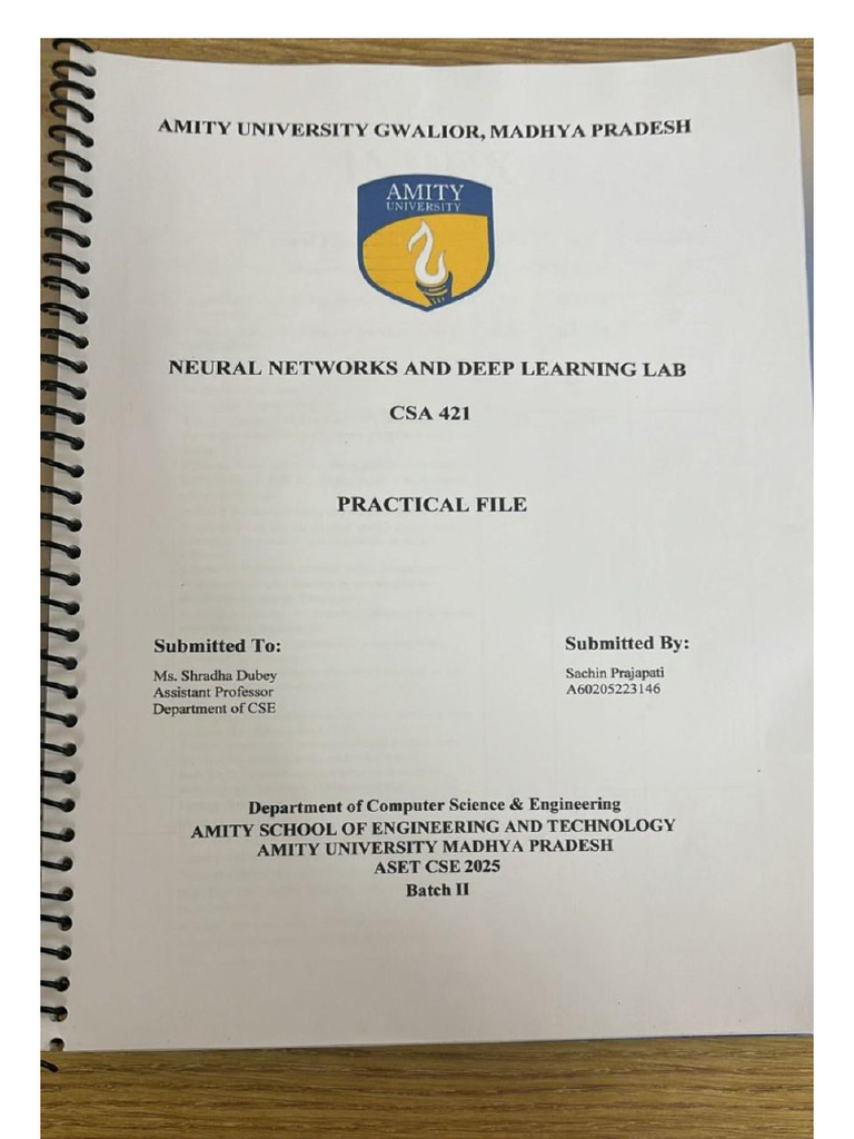 Neural Networks Lab Cover | PDF
