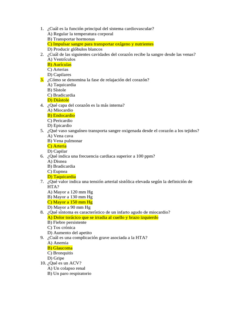 Cuidados del Sistema Circulatorio | PDF | Corazón | Sistema urinario