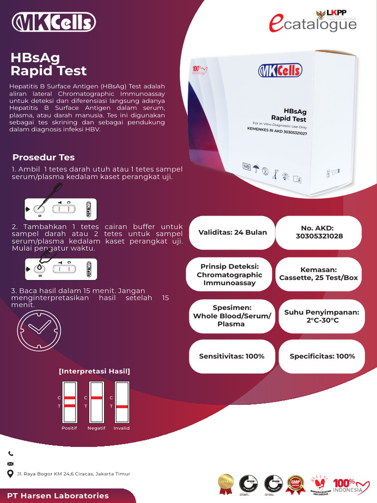 brosur mkcells hbsag | PDF