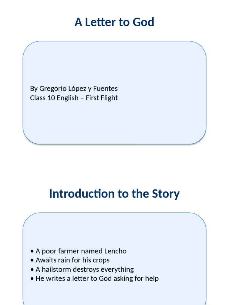 A Letter To God Creative | PDF