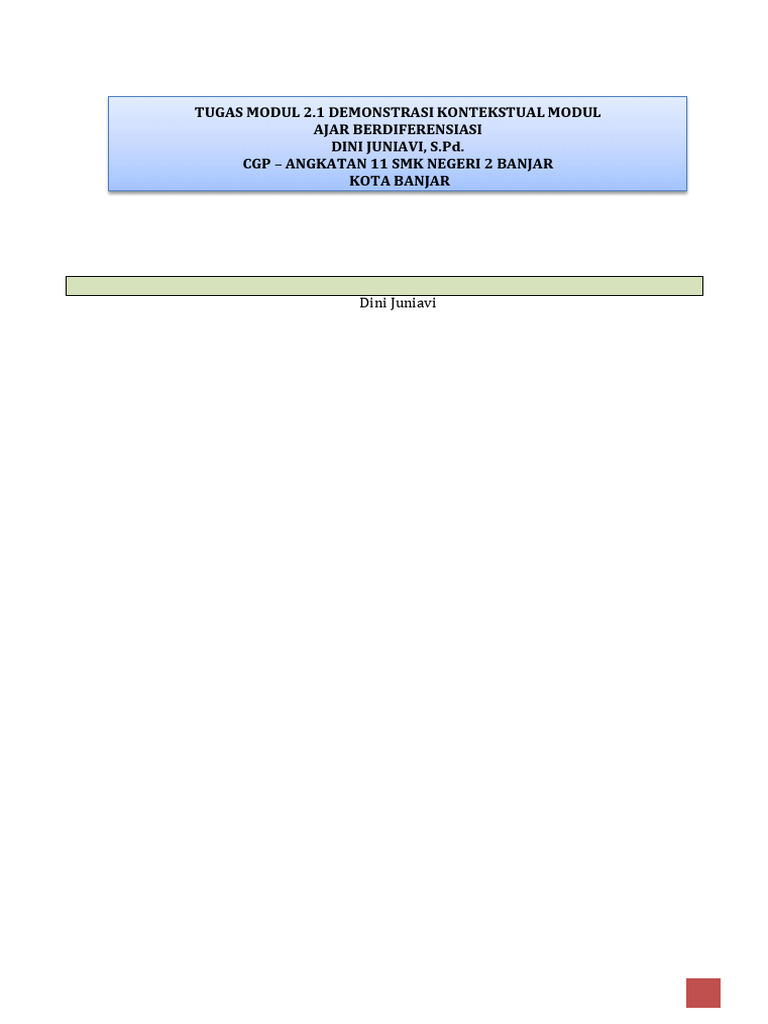 Modul Ajar Berdiferensiasi (Bahasa Inggris Kelas Xi - Procedure Text) | PDF