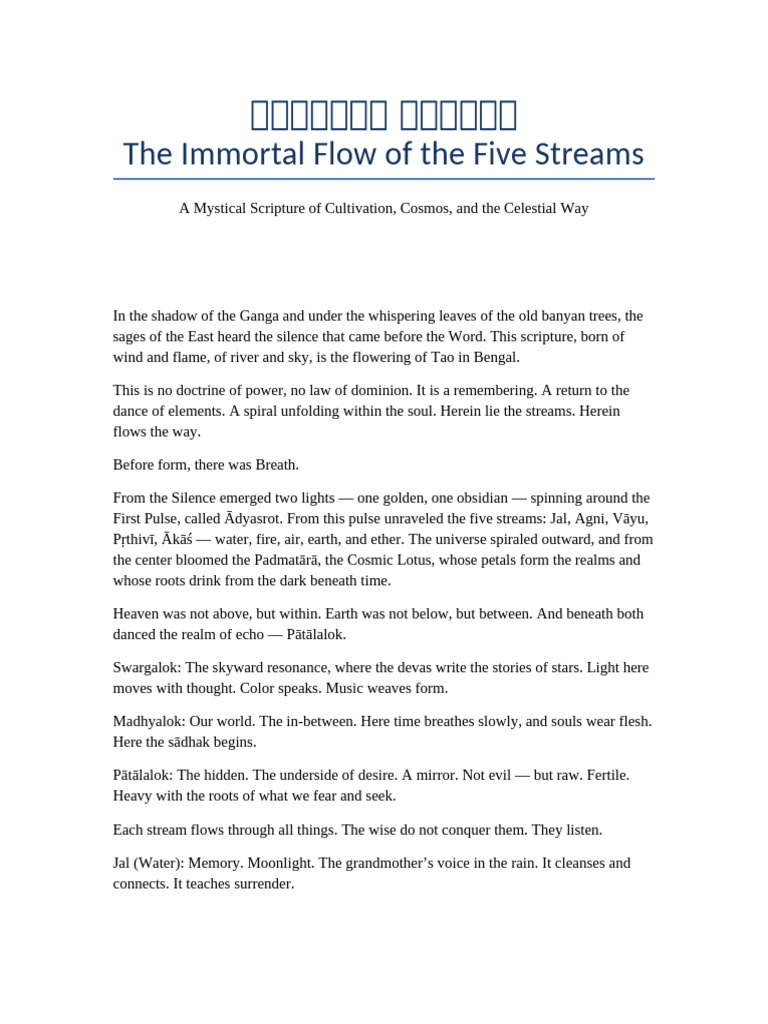 Bongo-Tao Tattva Unified Poetic | PDF