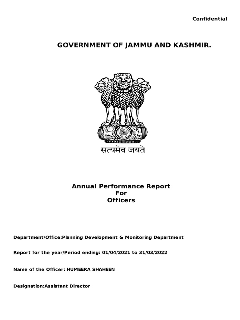 Annual Performance Report 2021-22 | PDF