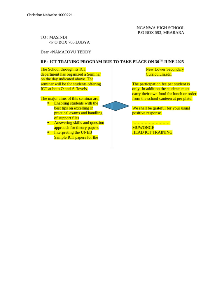 Program Nabwire 1000221 | PDF