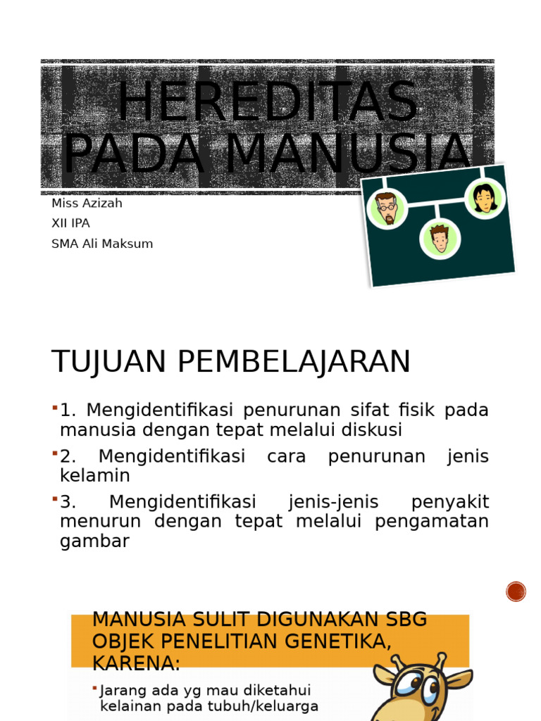 Hereditas Pada Manusia | PDF