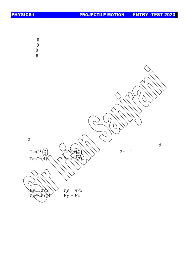 Angular Momentum in Projectile Motion | PDF | Projectiles | Acceleration