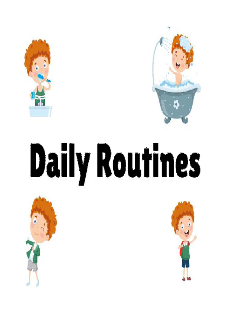 Daily Routines ESL PowerPoint Presentation | PDF