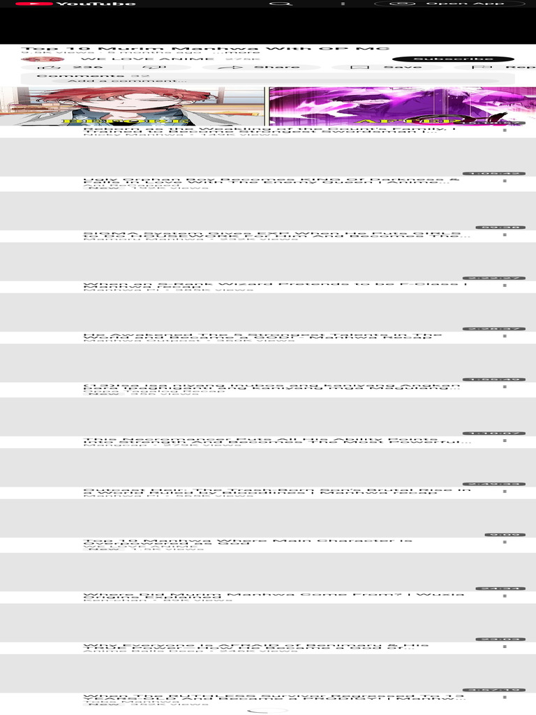 Top 10 Murim Manhwa With OP MC - YouTube | PDF