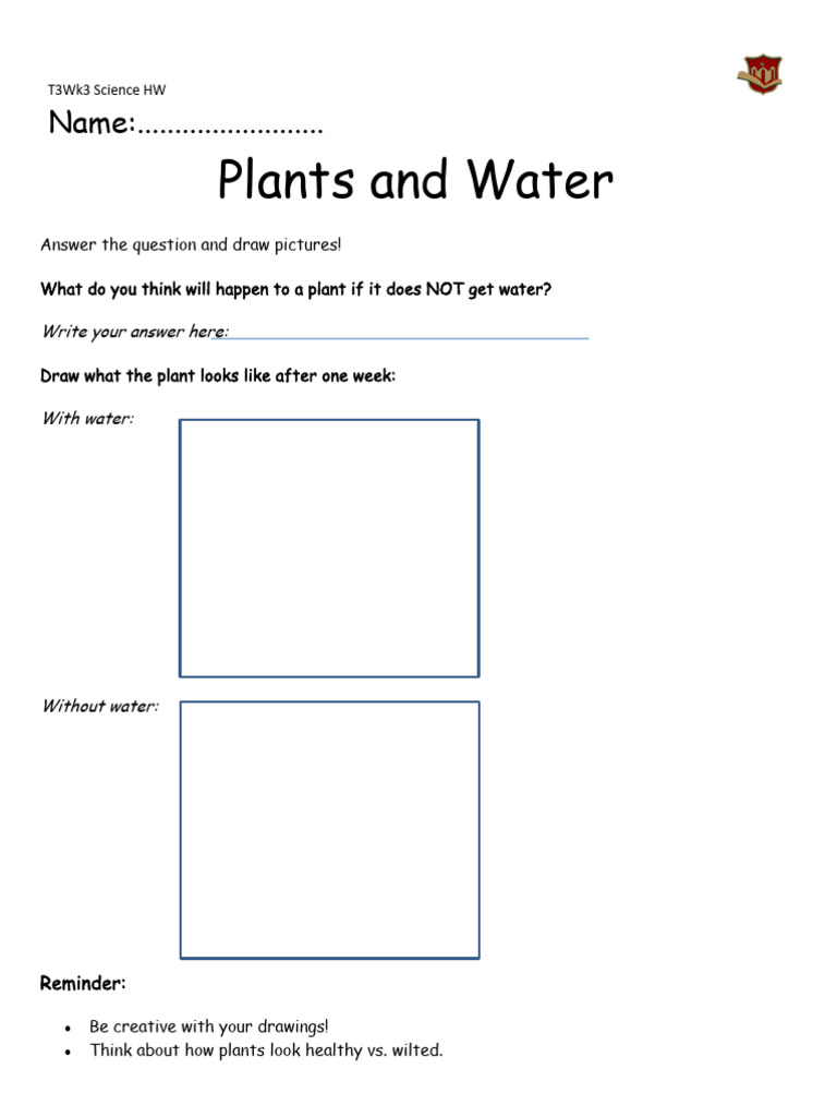 T3WK3 Science HW | PDF