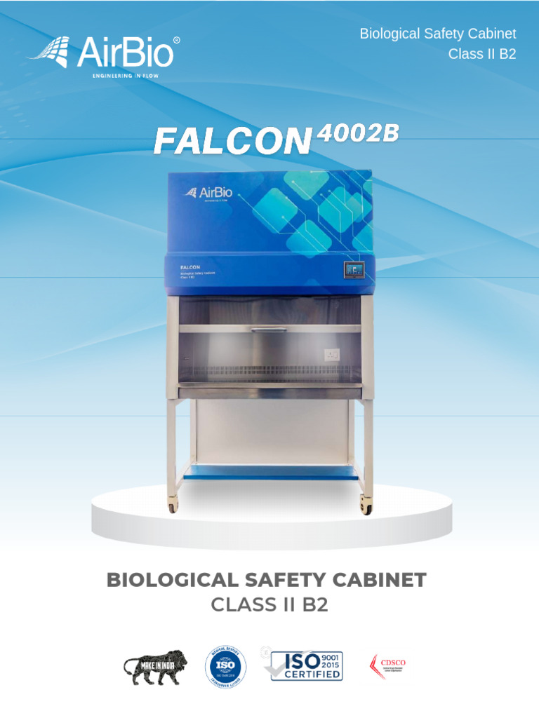 AirBio Falcon 4002B BSC ClassIIB2 | PDF | Equipment