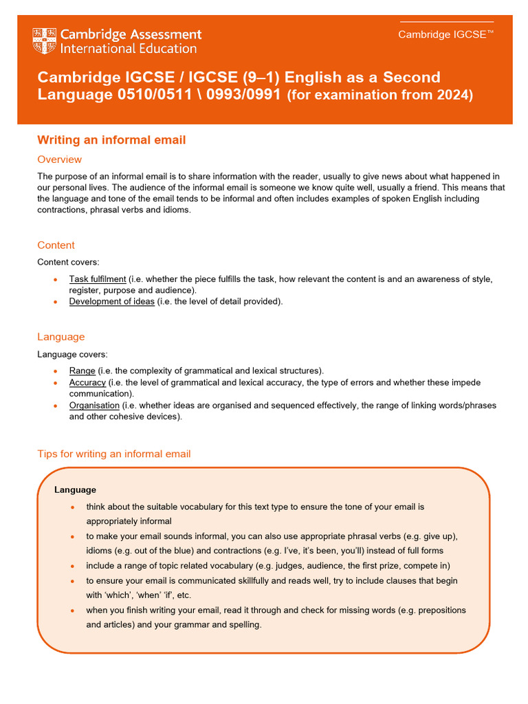 IGCSE Writing Text Types Samples | PDF | Vocabulary | English Language