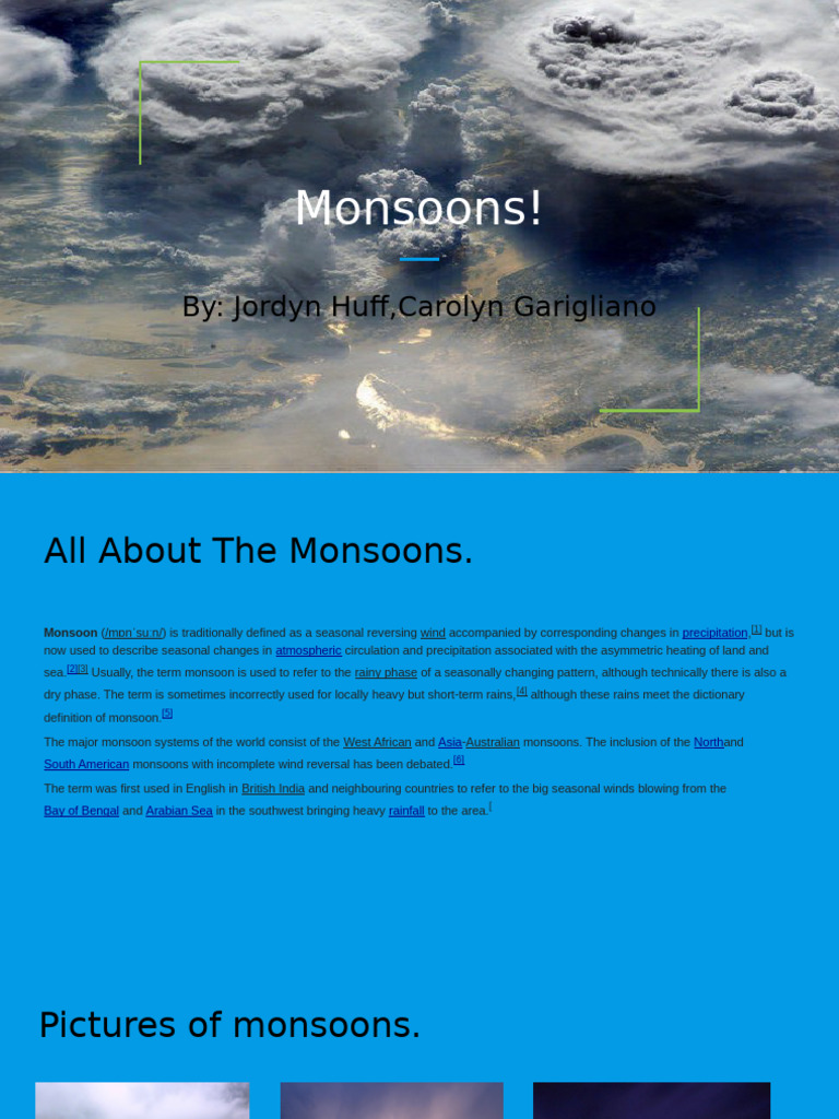 Monsoons | PDF