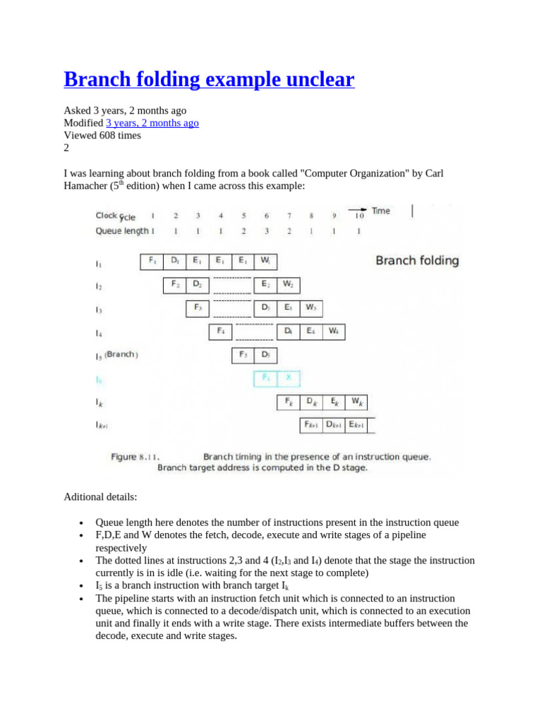 Branch Unfolding | PDF