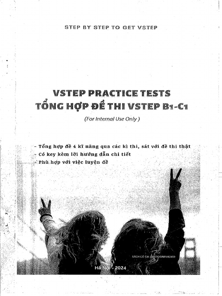 Sách Step by Step To Get Vstep 2024 | PDF