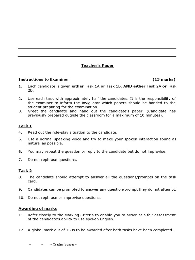 English Yr07 Oral TCH 2023 | PDF | Teachers | Learning