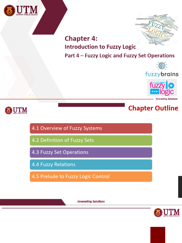 Chapter 4-1 - Introduction To Fuzzy Logic | PDF | Fuzzy Logic | Mathematical Logic