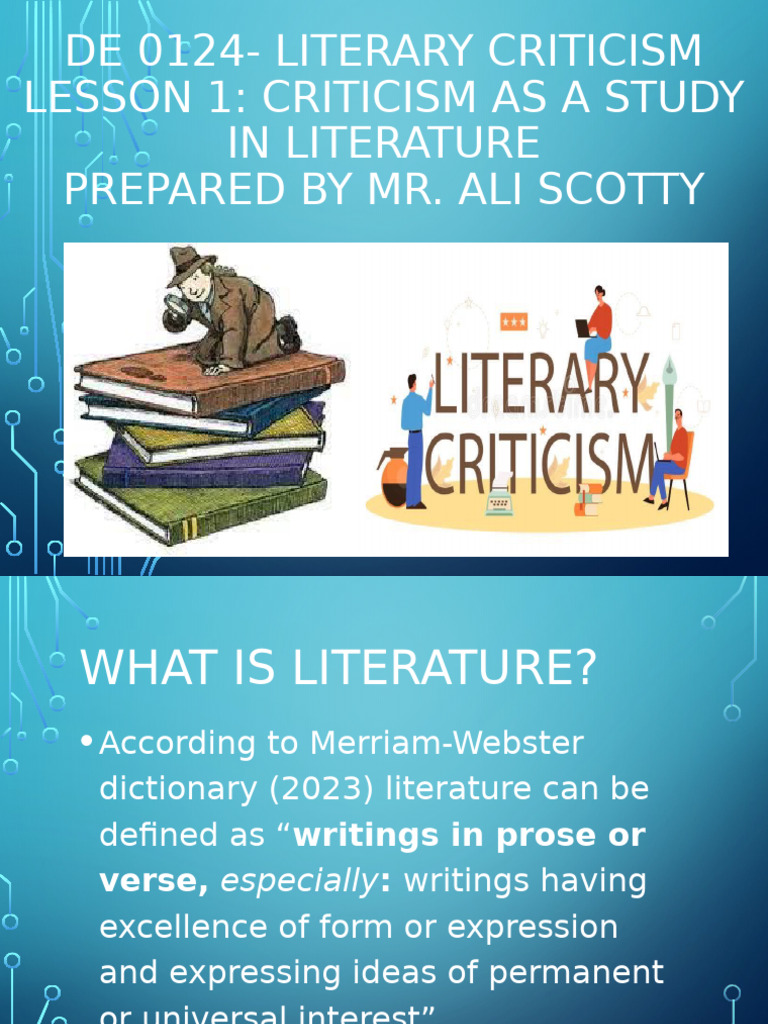 Understanding Literary Criticism Basics | PDF | Literary Criticism ...